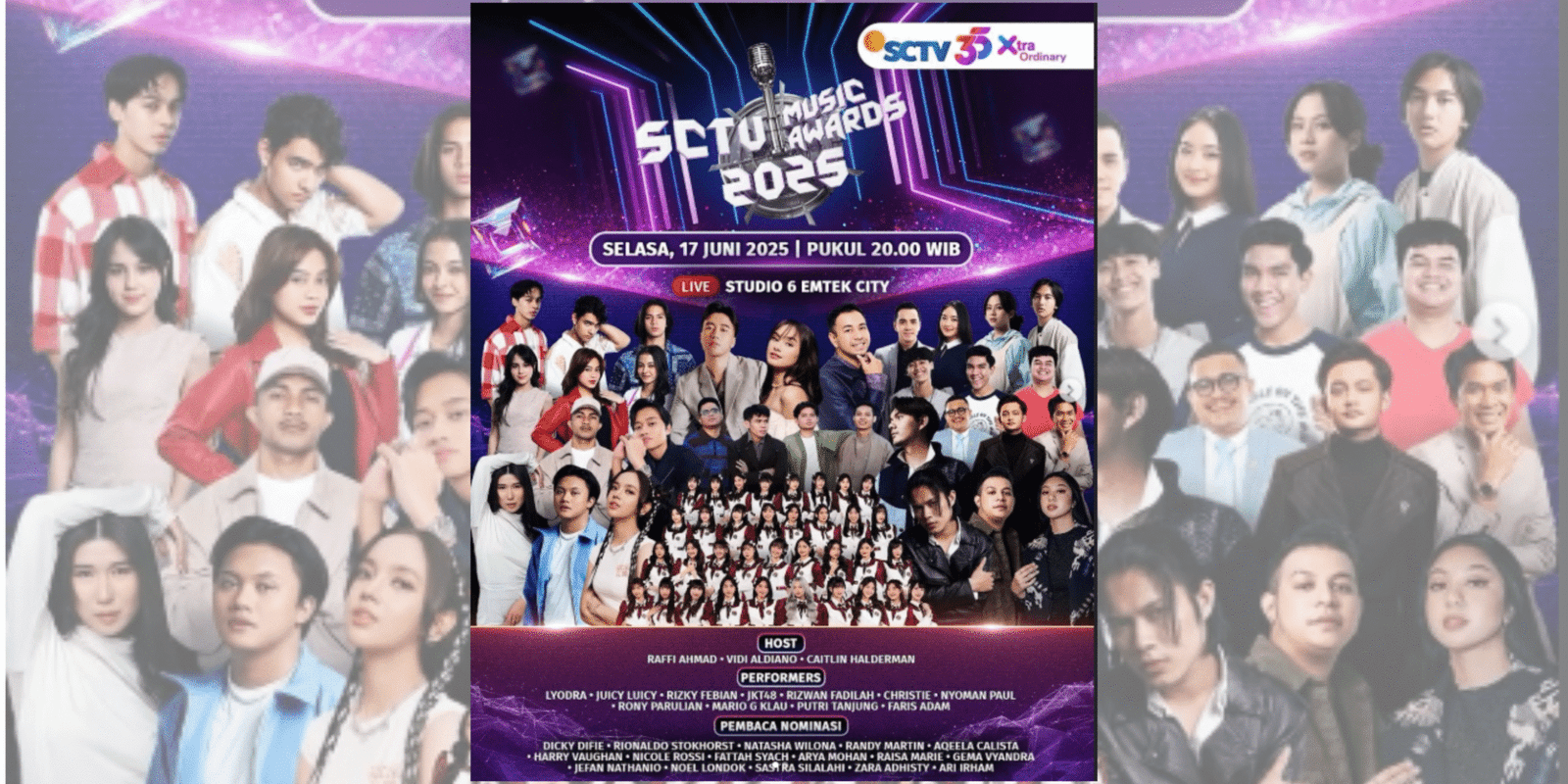 Gemerlap SCTV Music Awards 2025 Siap Digelar, Ini Deretan Pengisi Acara ...